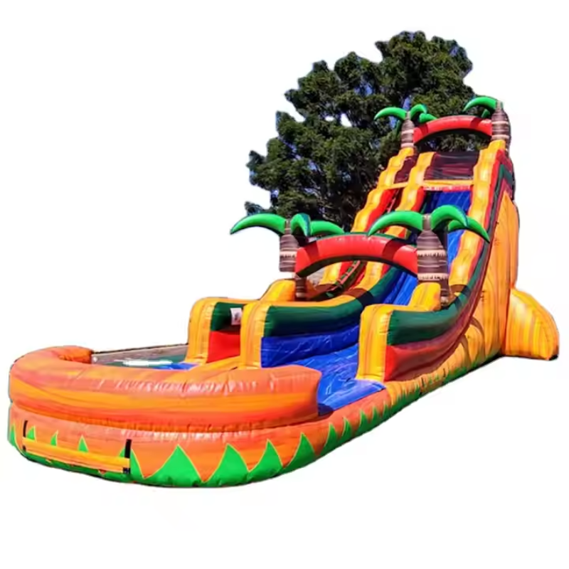 Giant Inflatable Water Slide Adventure Park Jungle | Got Inflatables