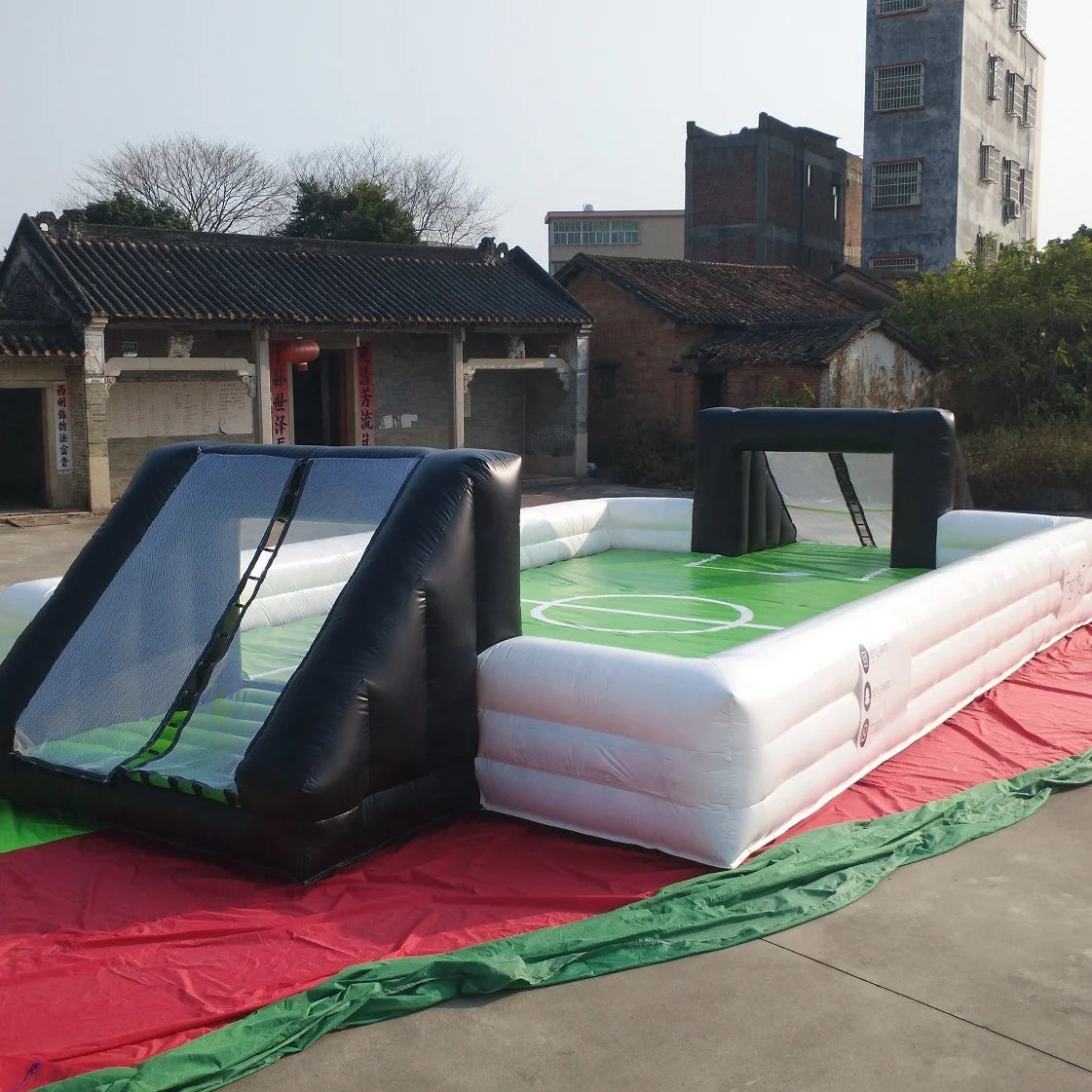 Inflatable Soccer Field | 12m Football Pitch for Outdoor & Indoor Games ...
