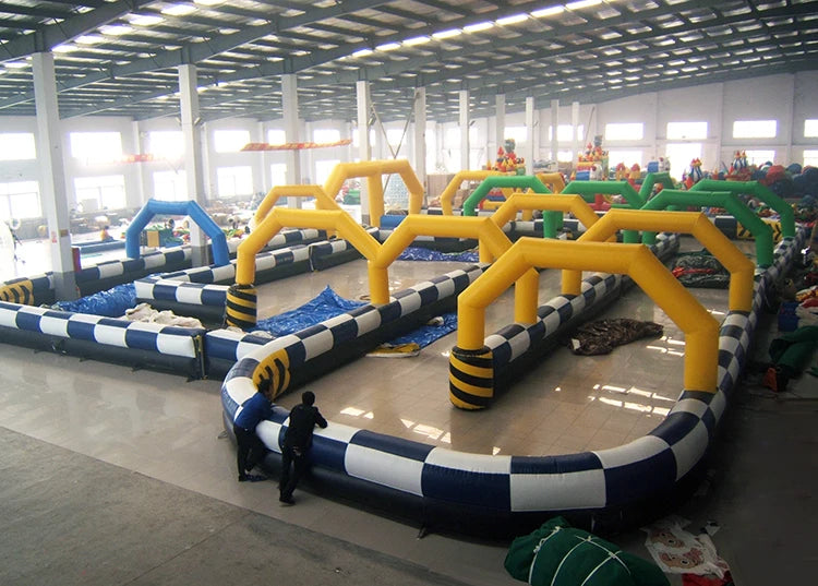 Inflatable Go Kart Race Track for Outdoor Events | Got Inflatables