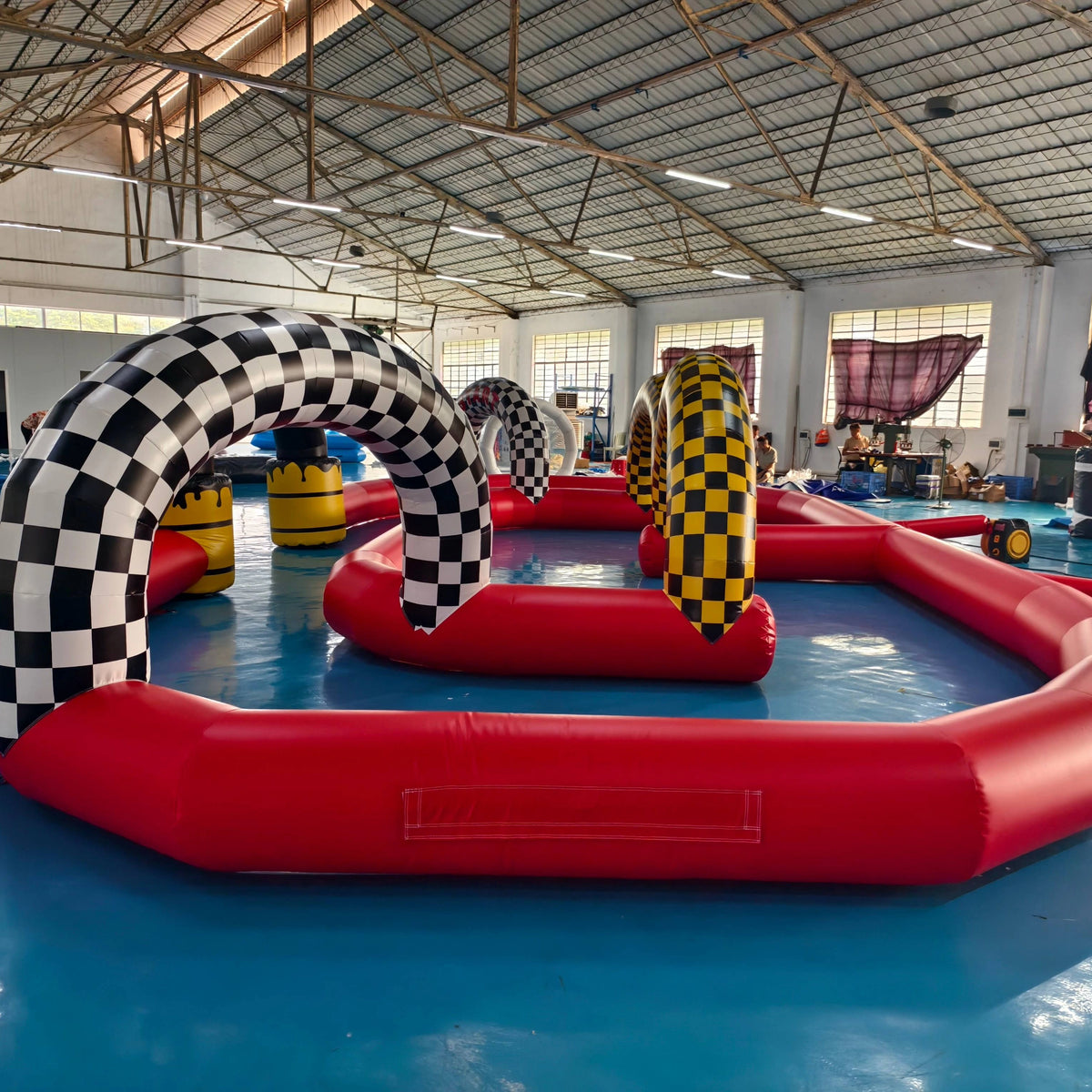 Inflatable Go Kart Racing Track Set | Got Inflatables