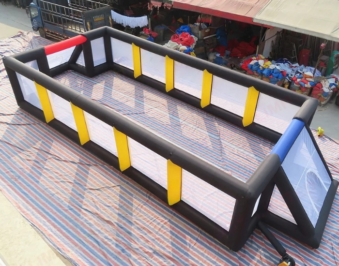 Outdoor Inflatable Football Pitch with Blower | Got Inflatables