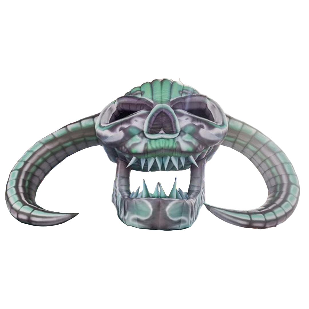 Personalized Inflatable Monster Head Halloween Decoration | Got Inflatables