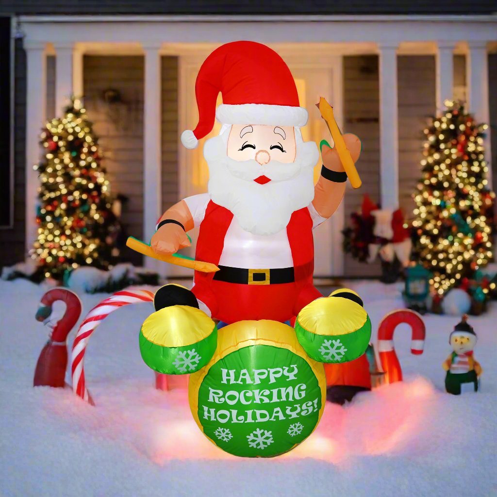 Airpower Christmas Rocker 180cm Santa | Got Inflatables