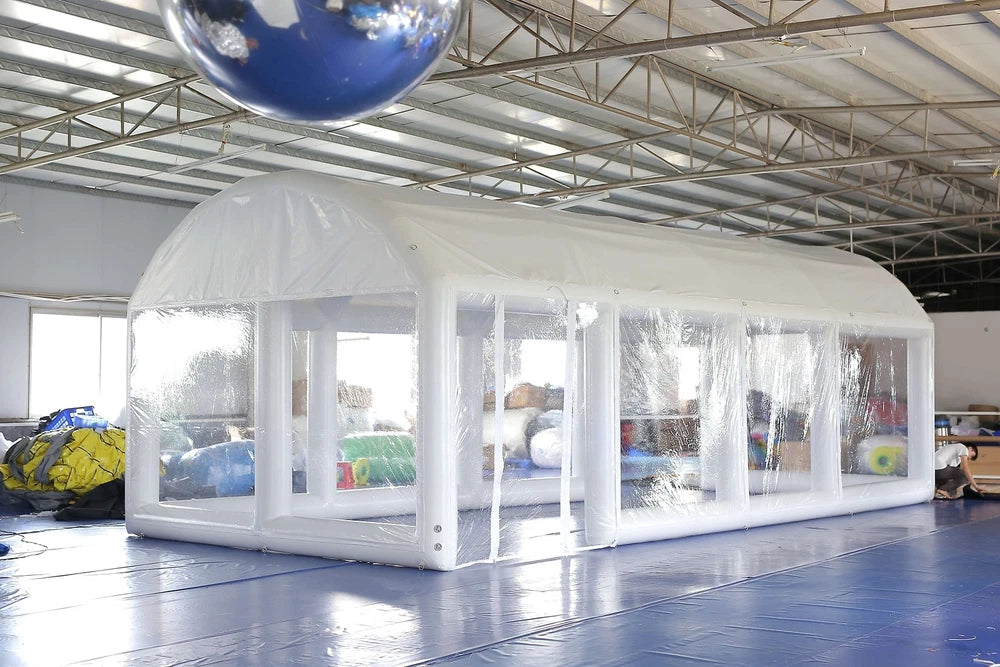 Inflatable Hot Tub Pool Cover Tent Swimming Pool Enclosure Solar Dome ...